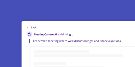 MeetingCulture.ai from Decisions | Bring AI to Every Meeting